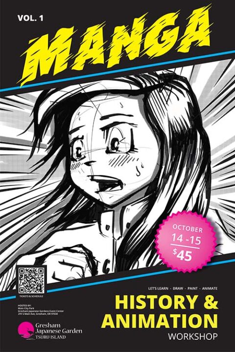 Manga Animation Workshop | Gresham Japanese Garden