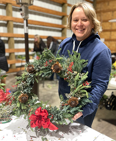 Wreathmaking Workshop + Wine: Dec 8th | Gresham Japanese Garden